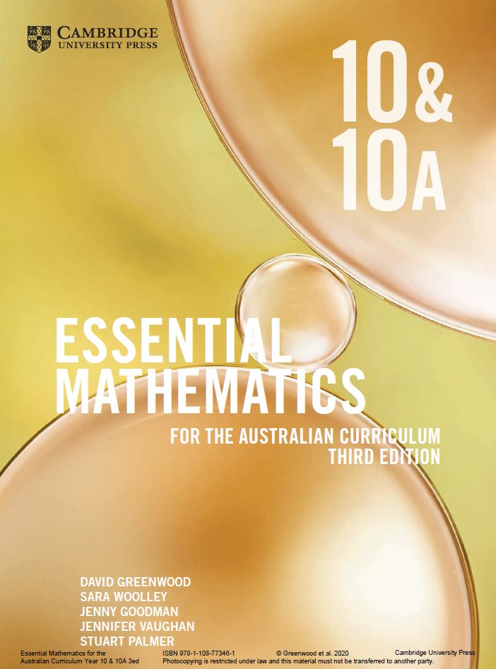 Essential Mathematics for the Australian Curriculum 3rd 3E – TUNED IN, LLC