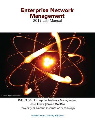Enterprise Network Management 2019 Lab Manual – Gapostore.com
