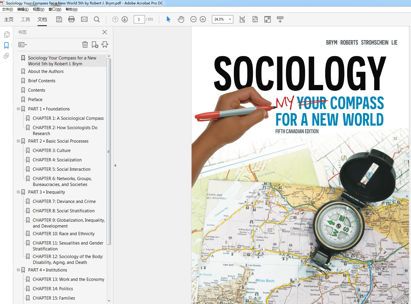 Sociology Your Compass for a New World 5th Edition by Robert J. Brym ...