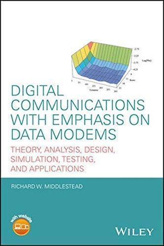 Digital Communications With Emphasis On Data Modems Theory Analysis ...