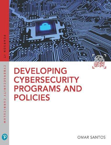 Developing Cybersecurity Programs And Policies – Twin Sea Star Developing Cybersecurity Programs And Policies – Twin Sea Star