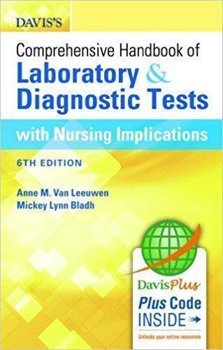 Davis’s Comprehensive Handbook of Laboratory and Diagnostic Tests With ...