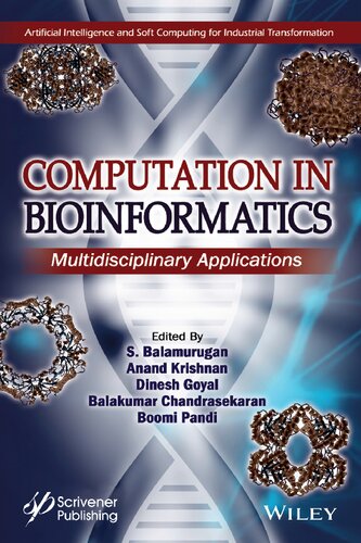 Computation In Bioinformatics Multidisciplinary Applications Attentivesons Store