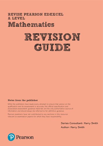 Revise Edexcel A level Mathematics Revision Guide – AttentiveSons Store