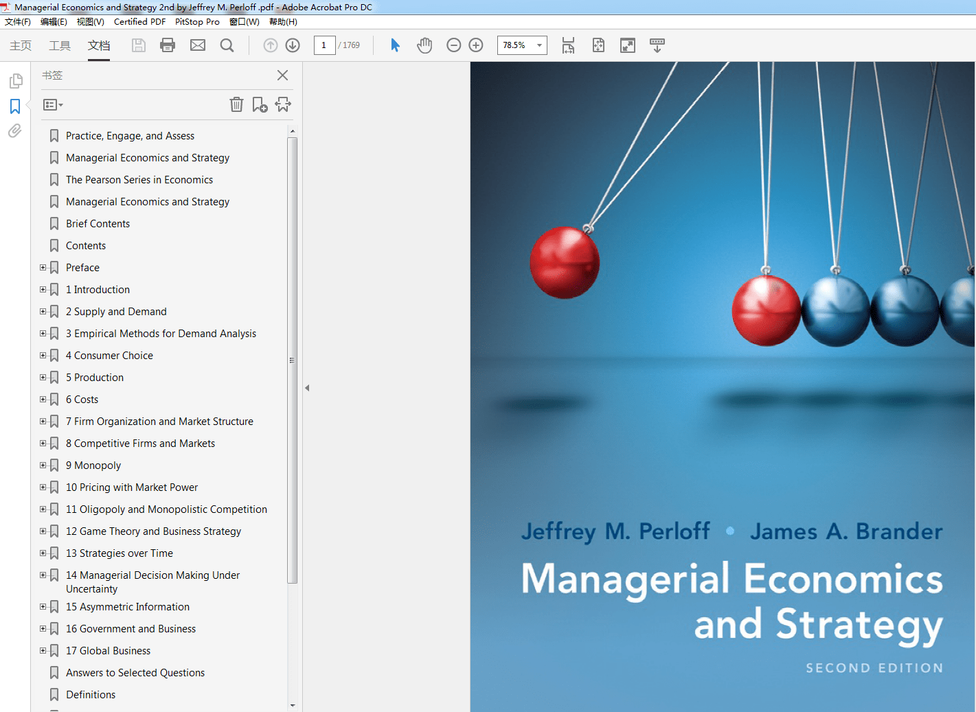 Managerial Economics and Strategy 2nd by Jeffrey M. Perloff ...
