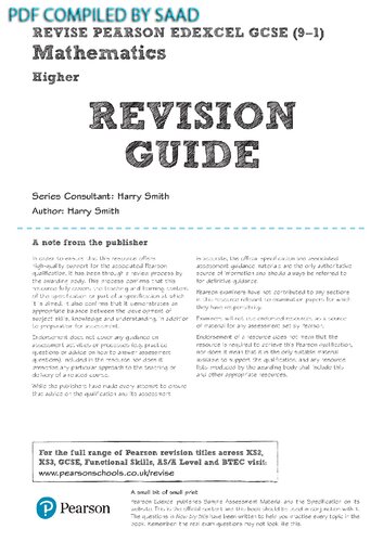 Ebook – Pearson Edexcel GCSE (9-1) Mathematics Higher tier Revision ... Ebook – Pearson Edexcel GCSE (9-1) Mathematics Higher tier Revision ...