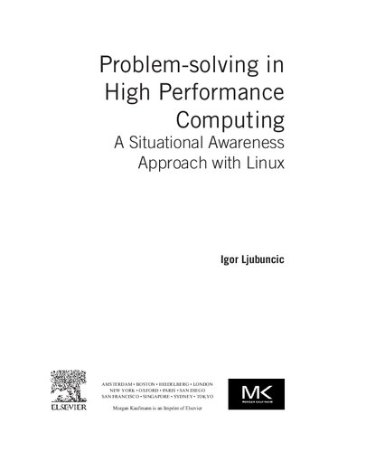 Ebook Problem Solving In High Performance Computing A Situational Awareness Approach With