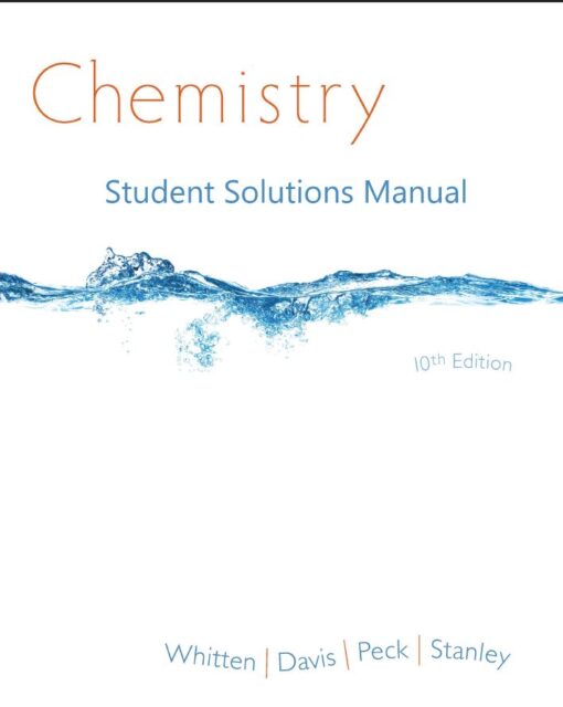 Chemistry 10th 10E Kenneth Whitten – Auckoo Store