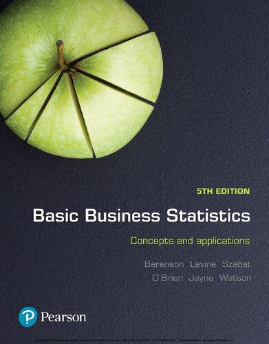 Basic Business Statistics Concepts And Applications 5Th Edition – TUNED IN, LLC