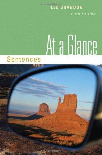 At A Glance Sentences 5Th Edition – Gapostore.com