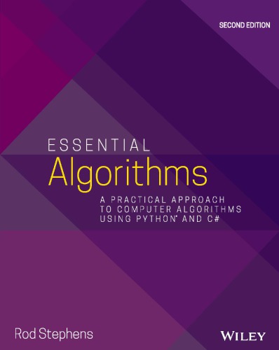 Ebook Essential Algorithms A Practical Approach To Computer Algorithms Using Python And C