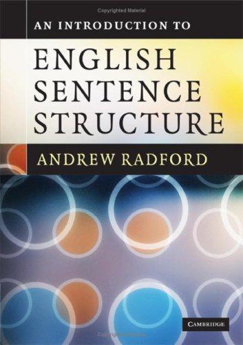 An Introduction To English Sentence Structure – BRANDAZ