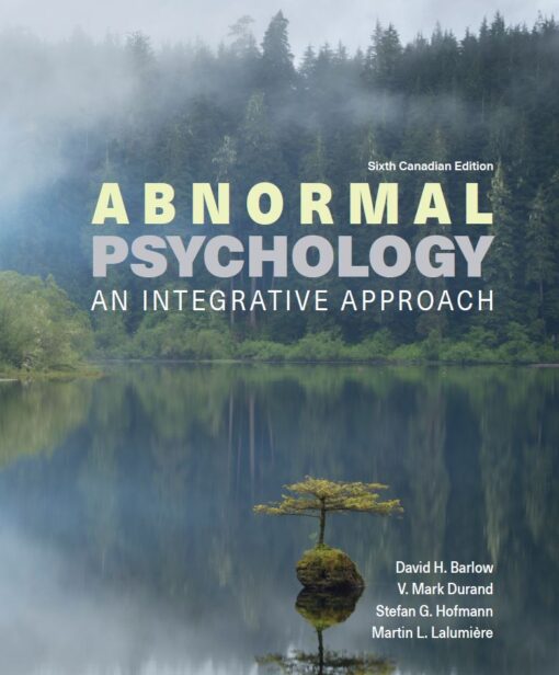 Abnormal Psychology 6th 6E David Barlow Mark Durand – TUNED IN, LLC
