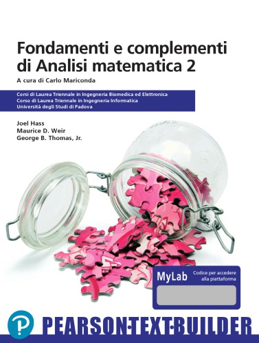 Fondamenti e complementi di Analisi matematica 2 – Wiselibs.shop