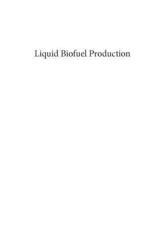 Ebook – Liquid biofuel production (PDF Instant Download) – Manybook Shop