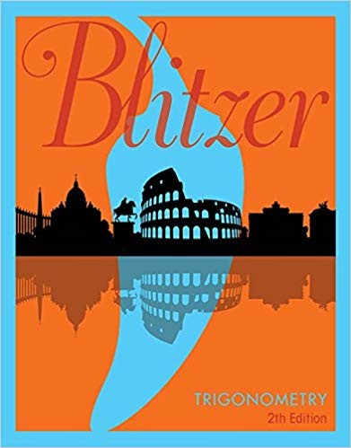 Ebook – Trigonometry 2nd Edition by Robert F. Blitzer (PDF Instant ...