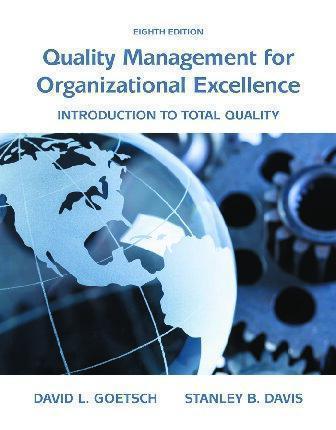 Quality Management For Organizational Excellence Introduction To Total ...
