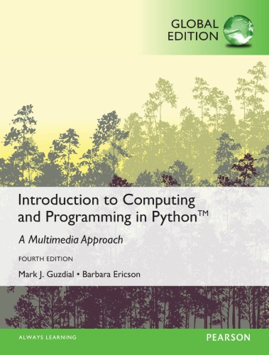 Introduction to computing and programming in Python: a multimedia approach – AttentiveSons Store