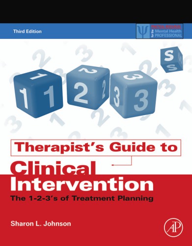 Therapist’s guide to clinical intervention: the 1-2-3’s of treatment ...