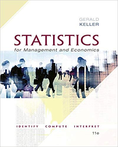 Statistics for Management and Economics 11th Edition by Gerald Keller ...