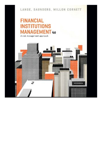Financial Institutions Management : A Risk Management Approach ... Financial Institutions Management : A Risk Management Approach ...