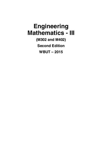 Ebook – Engineering Mathematics – III (M302 and M402) Second Edition ...
