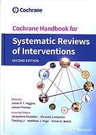 Cochrane handbook for systematic reviews of interventions ...
