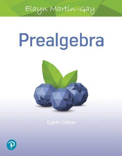 Prealgebra 8th Edition Lalatee Store 2341