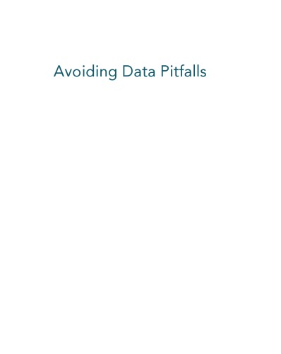 Ebook – Avoiding Data Pitfalls: How To Steer Clear Of Common Blunders ... Ebook – Avoiding Data Pitfalls: How To Steer Clear Of Common Blunders ...