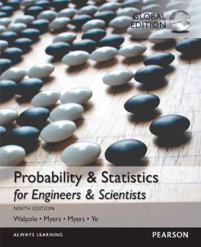 Ebook – Probability Andamp; statistics for engineers Andamp; scientists ...