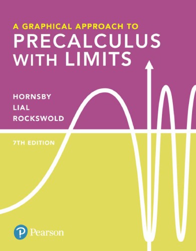 A Graphical Approach to Precalculus with Limits – AttentiveSons Store