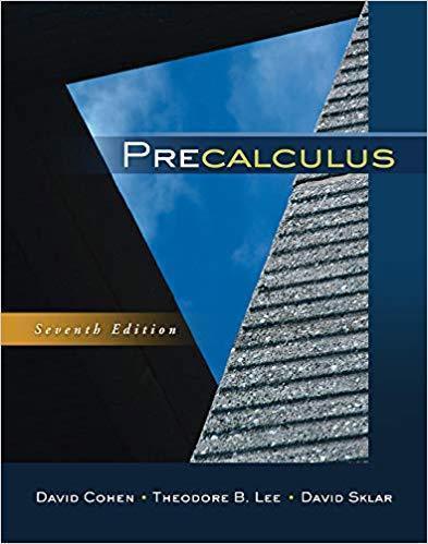 Precalculus 7Th Edition – Gapostore.com