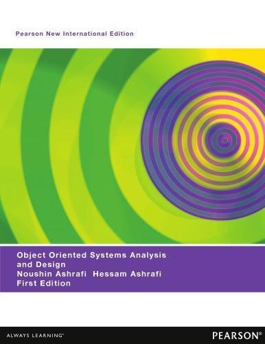 Object Oriented Systems Analysis And Design – Twin Sea Star