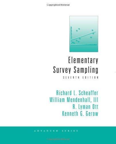 Elementary Survey Sampling 7Th Edition – AttentiveSons Store