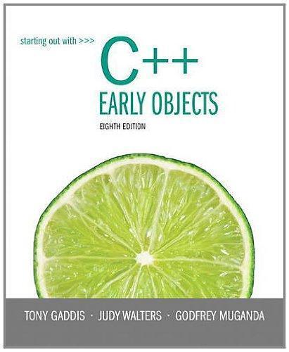 Starting Out With C Early Objects 8Th Edition – Auckoo Store