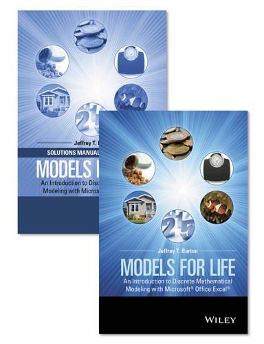 Models For Life An Introduction To Discrete Mathematical Modeling With ...