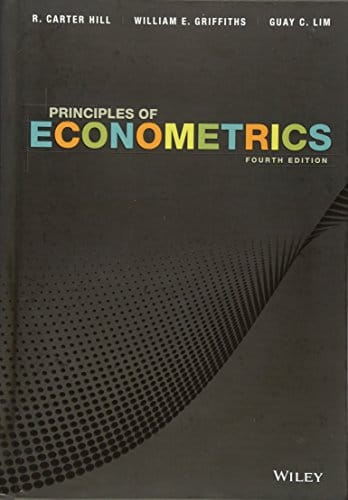 Principles Of Econometrics 4th Edition Auckoo Store