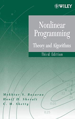 Nonlinear Programming Theory And Algorithms 3rd Edition Hacasa Shop