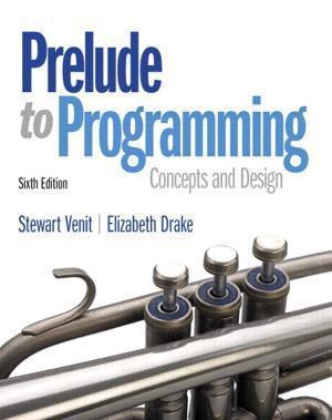 Prelude To Programming 6Th Edition – AttentiveSons Store