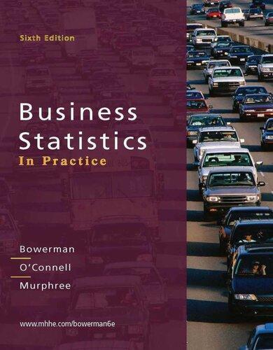 Ebook – Business Statistics In Practice 6Th Edition (PDF Instant ...