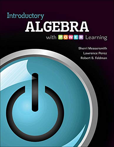 Introductory Algebra with P.O.W.E.R. Learning – 1st Edition – TUNED IN, LLC