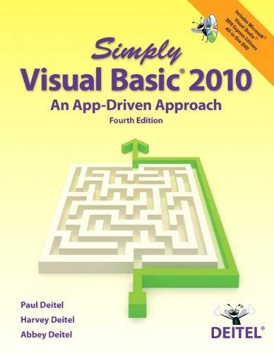 Ebook – Simply Visual Basic 2010 An App Driven Approach 4Th Edition (PDF Instant Download ...