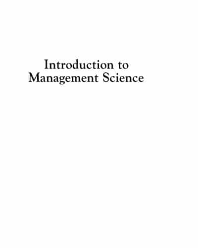 Introduction to management science – Hacasa Shop