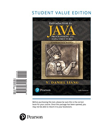 Introduction to Java Programming and Data Structures Comprehensive ...