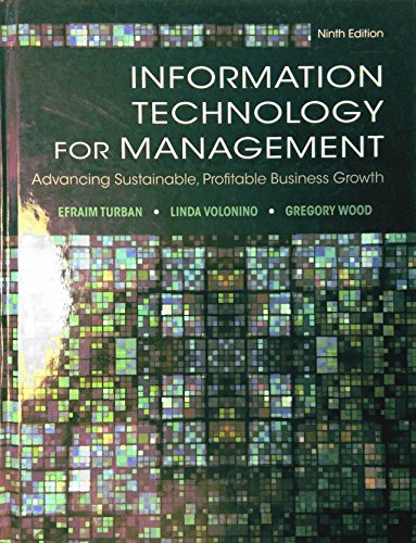Information Technology for Management: Advancing Sustainable ...