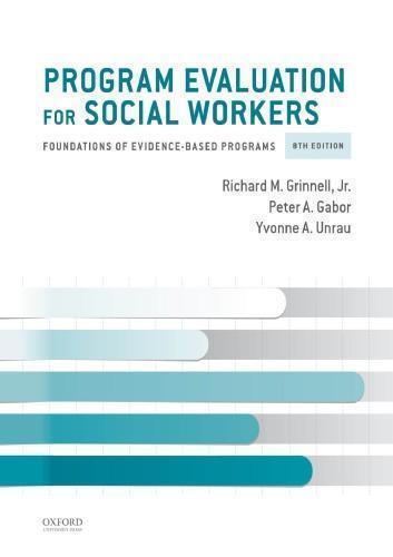 Ebook – Program Evaluation For Social Workers Foundations Of Evidence Based Programs 8Th Edition ...