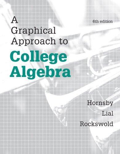 Ebook – A Graphical Approach To College Algebra 6Th Edition (PDF ...