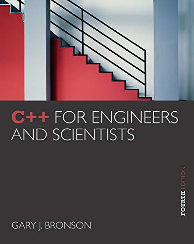 C++ for Engineers and Scientists – 4th Edition – Lalatee Store