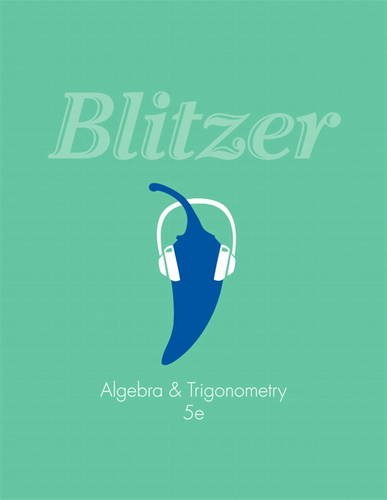 Algebra and Trigonometry 5th Edition by Robert F Blitzer – Auckoo Store