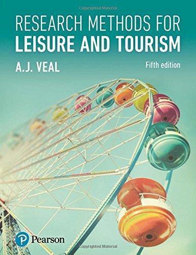 Research Methods for Leisure and Tourism 5Th Edition – Twin Sea Star